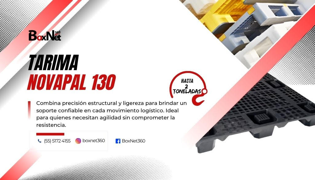 Pallet Novapal 130: Optimiza Costos y Espacio - BoxNet360
